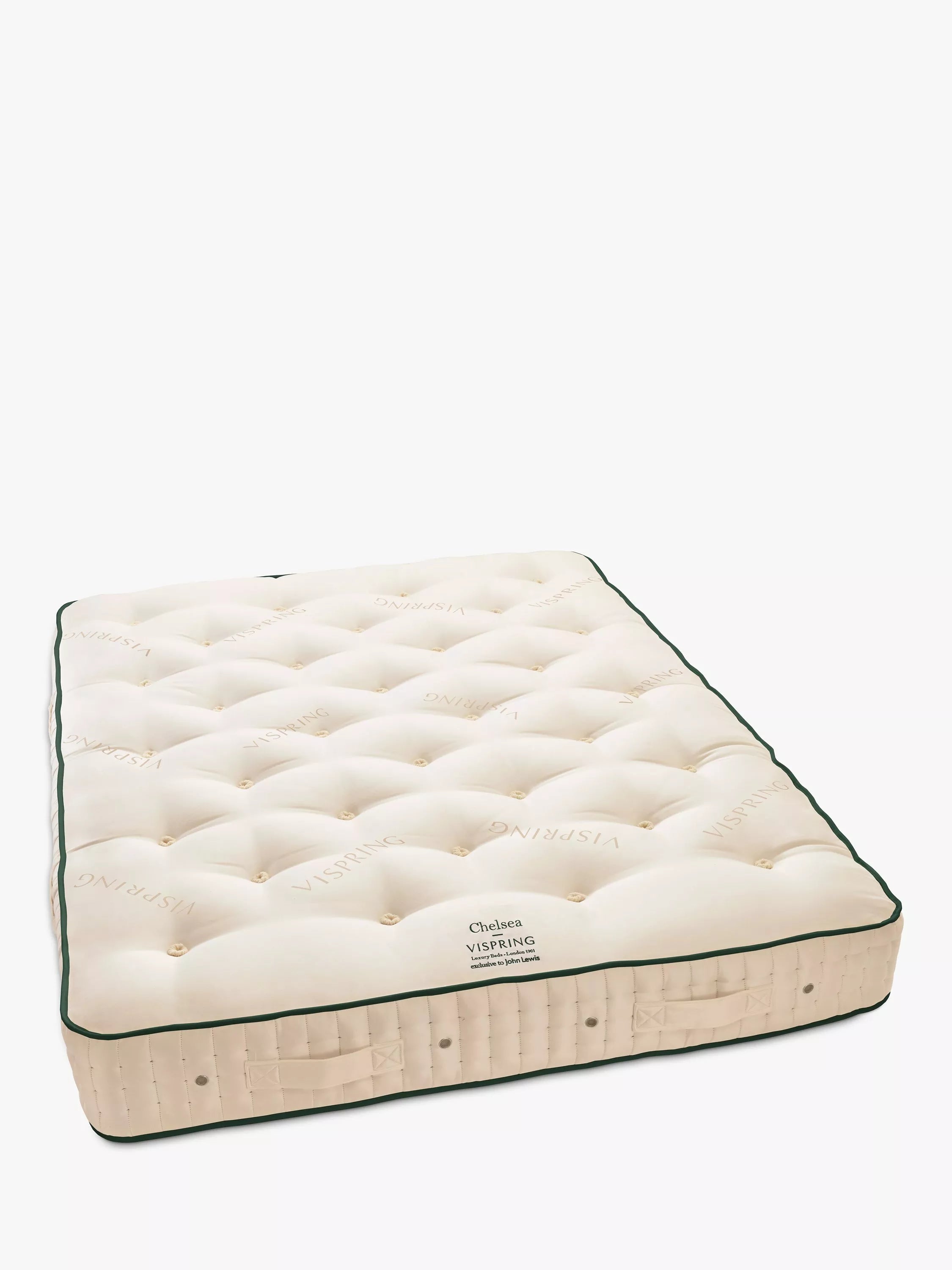 Vispring Chelsea Pocket Spring Mattress, Medium Tension, Super King ...